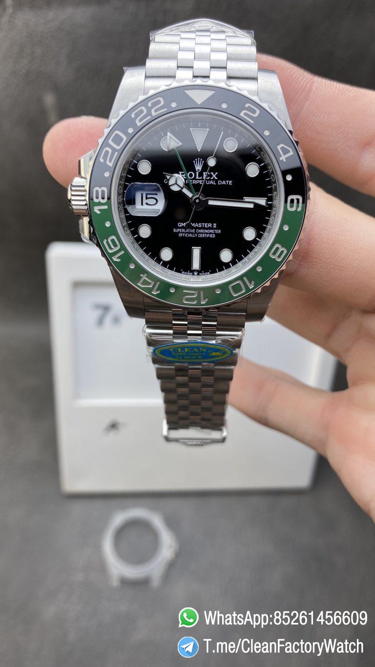 Clean Factory GMT-Master II 126720VTNR Sprite Black & Green Ceramic ...