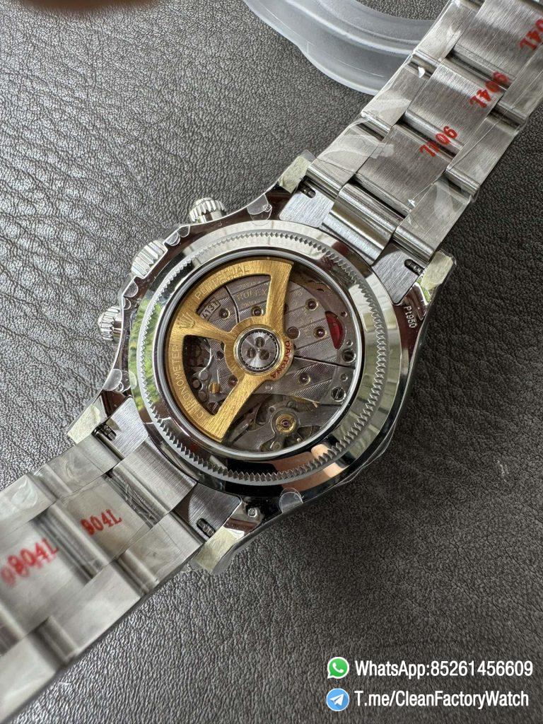 Clean Factory Daytona 126506 ICE Blue Dial With Diamonds Markers Brown ...