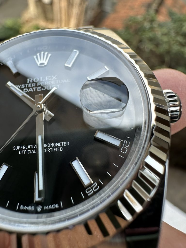 Clean Factory Watch Rolex Datejust 41mm 126334 Black Dial Fluted Bezel ...